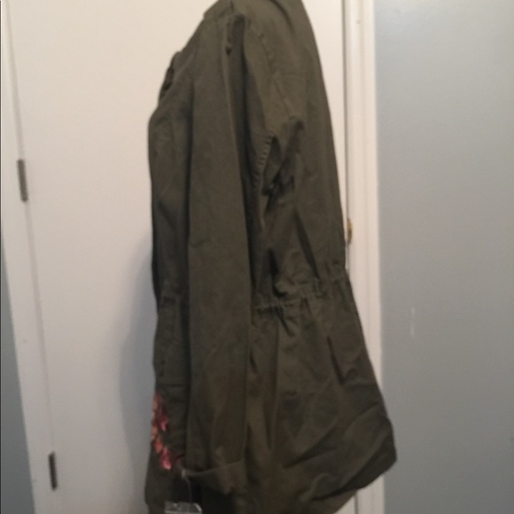 new directions | Jackets & Coats | New Direction Olive Embroidery ...